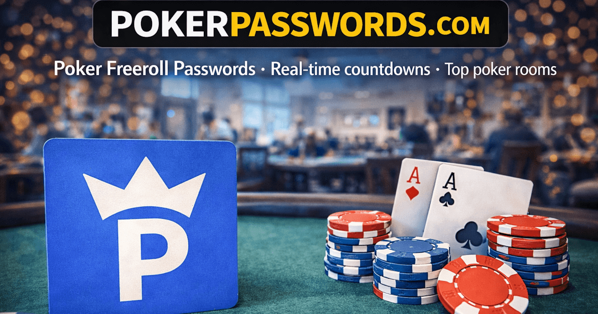 All Poker Rooms with Freerolls 2026 - Poker Passwords